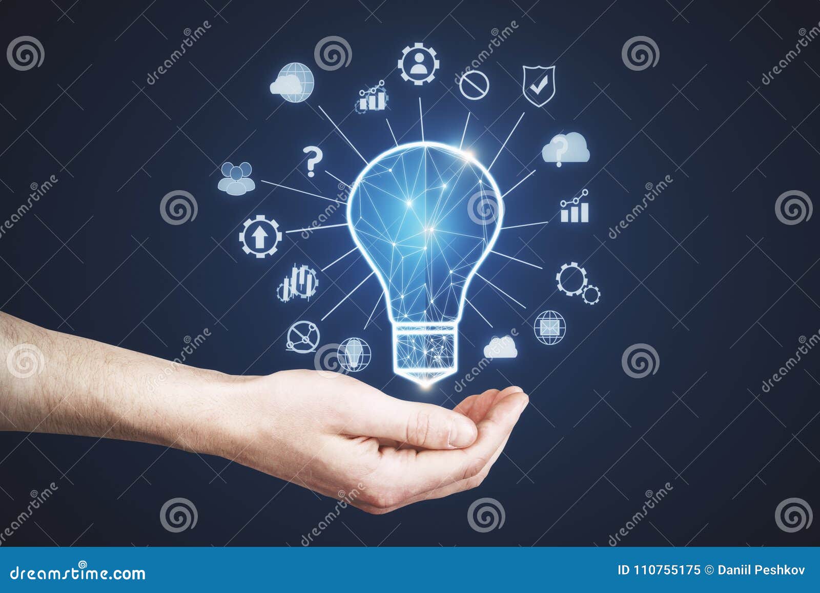 Artificial Intelligence and Science Concept Stock Image - Image of ...
