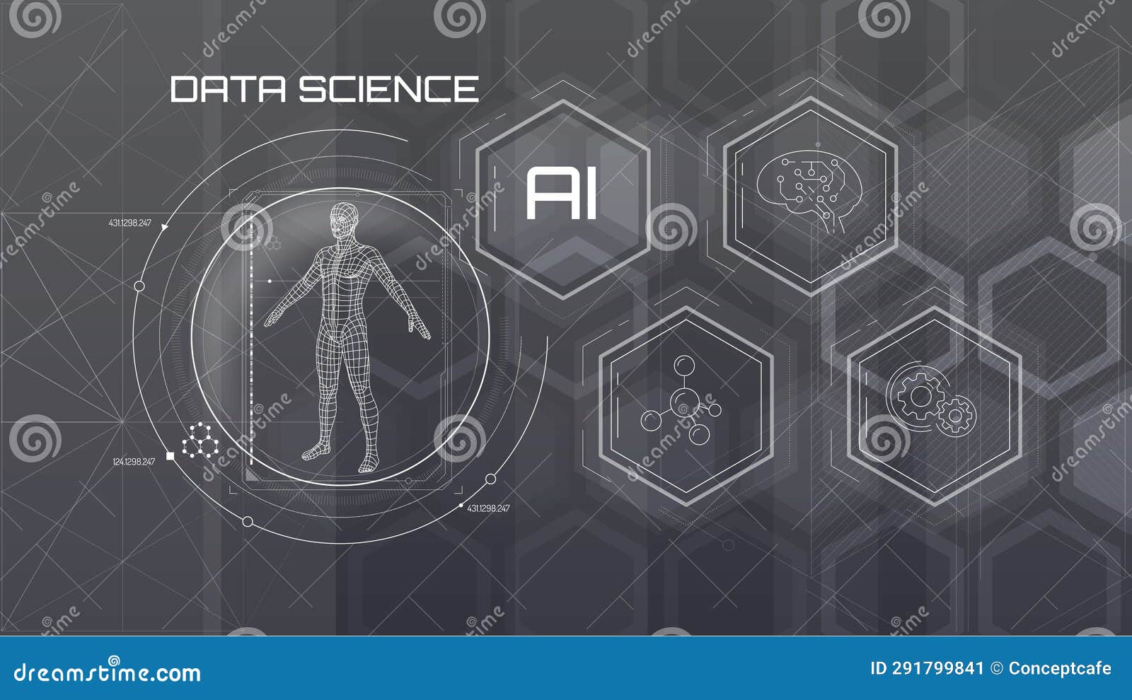 Artificial Intelligence Science and Technology Concept Illustration ...