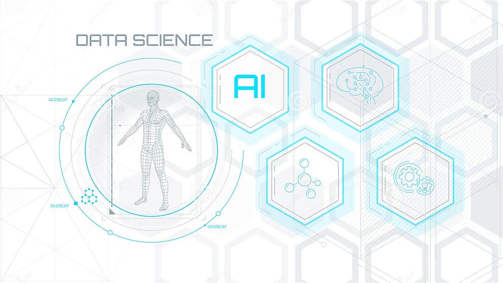 Artificial Intelligence Science and Technology Concept Illustration ...