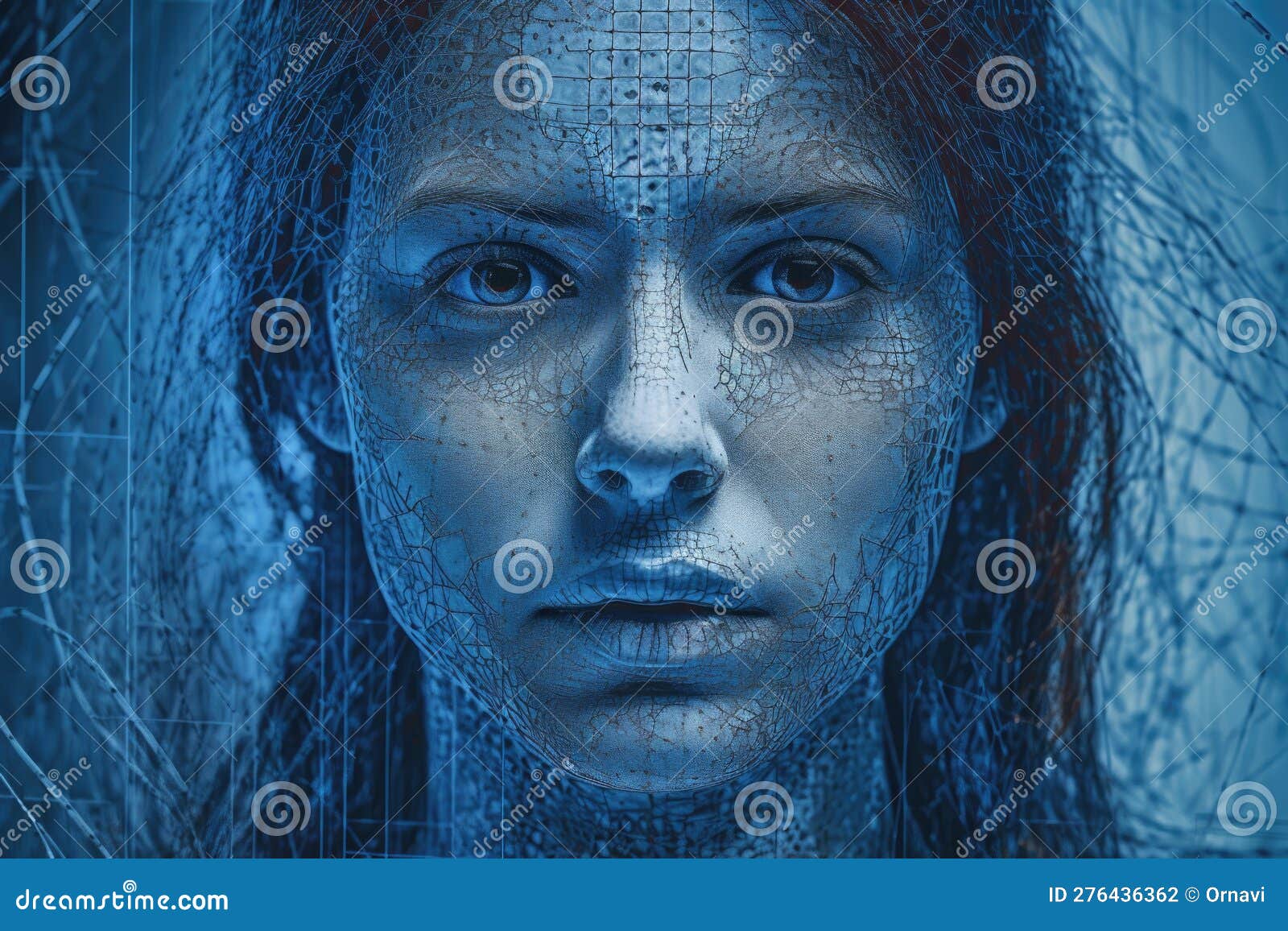 Artificial Intelligence Self Portrait. Generated with Artificial ...