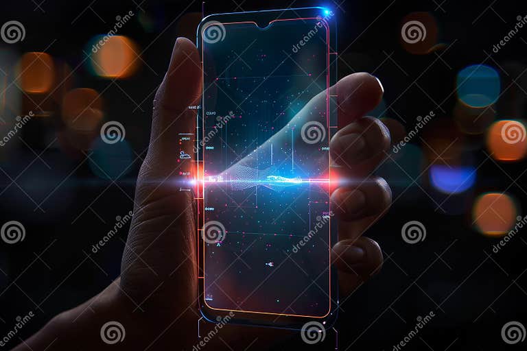 Artificial Intelligence Smartphone with an Interface Translucent Screen ...
