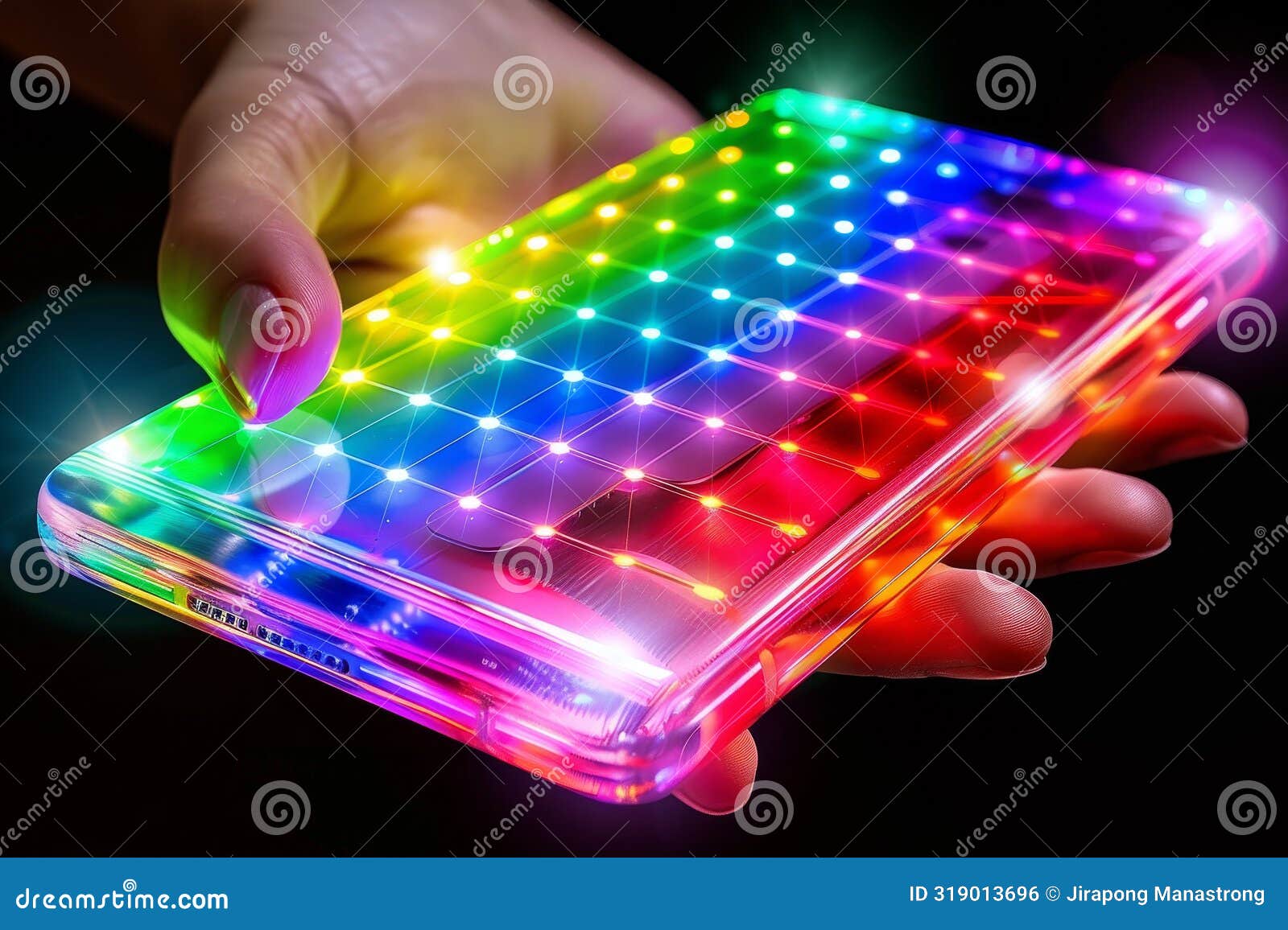 Artificial Intelligence Smartphone with an Interface Translucent Screen ...