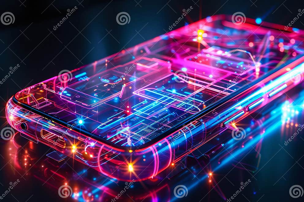 Artificial Intelligence Smartphone with an Interface Translucent Screen ...