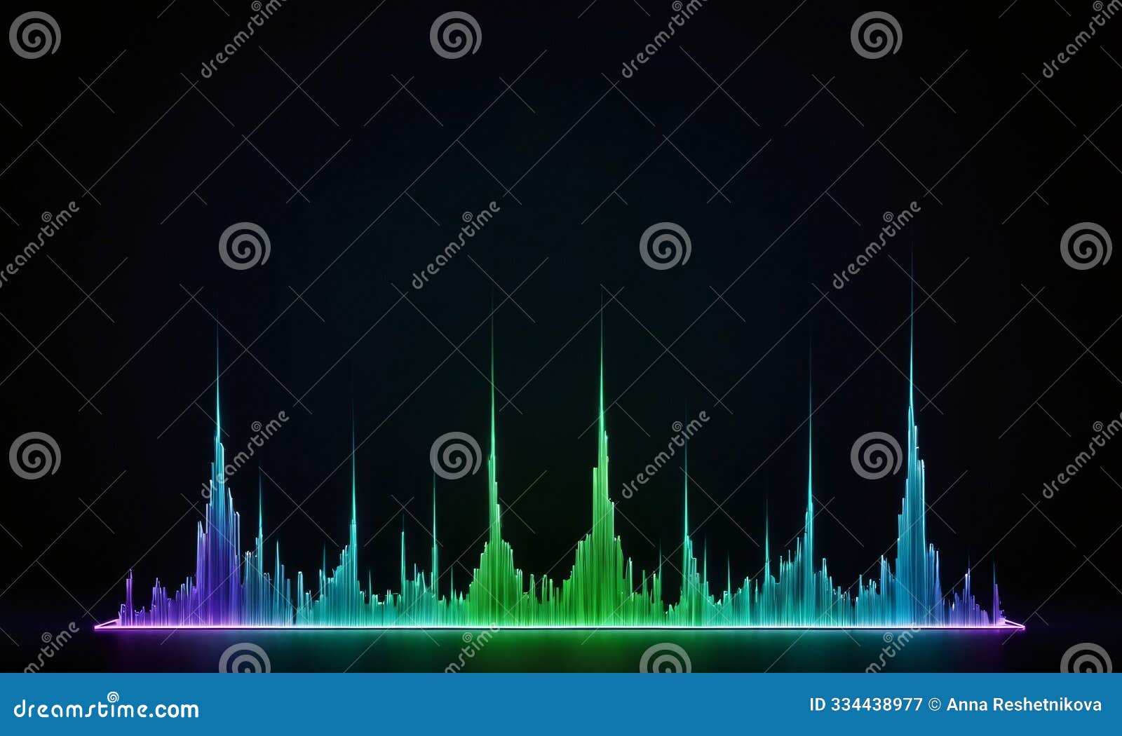 Artificial Intelligence. Sound Wave Images. Stock Illustration ...