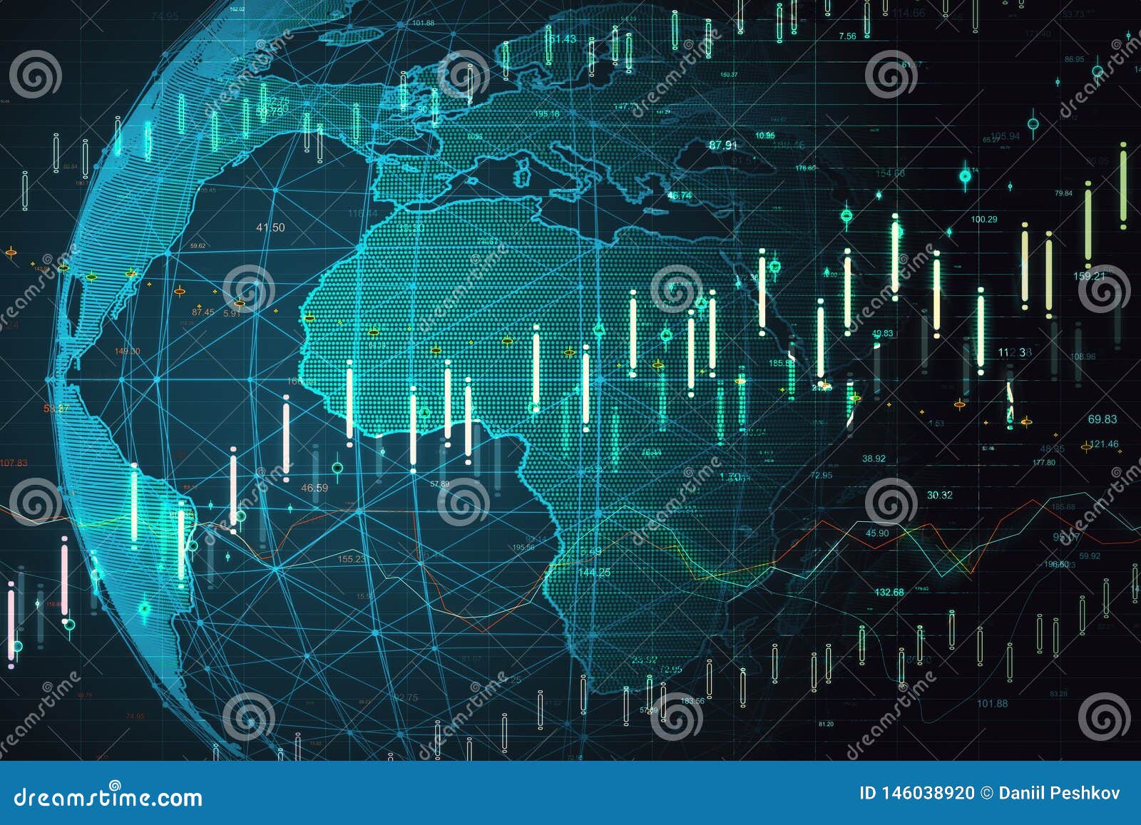 Artificial Intelligence and Stats Concept Stock Illustration ...