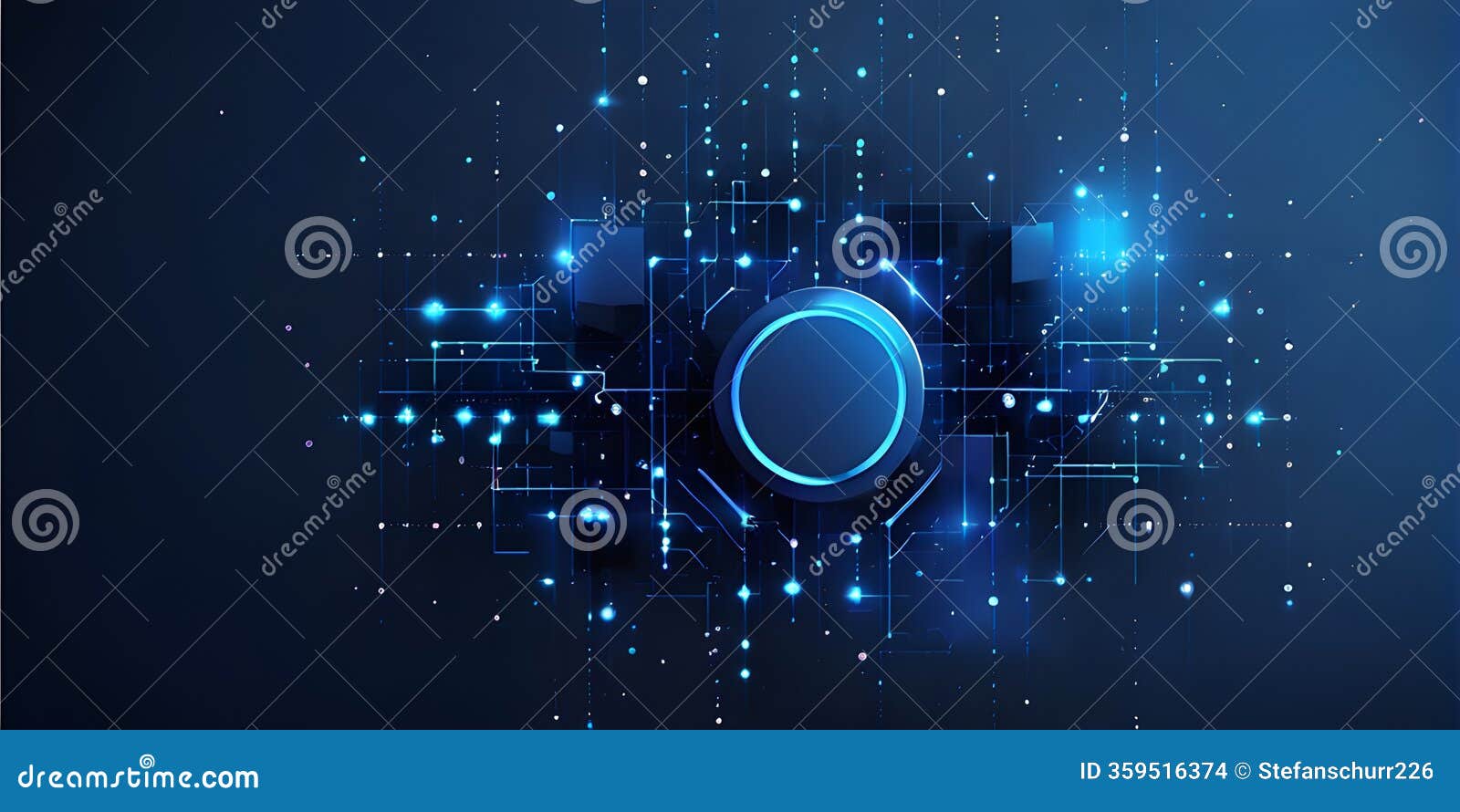 Artificial Intelligence Symbolized In A Minimalist Abstract Wallpaper ...