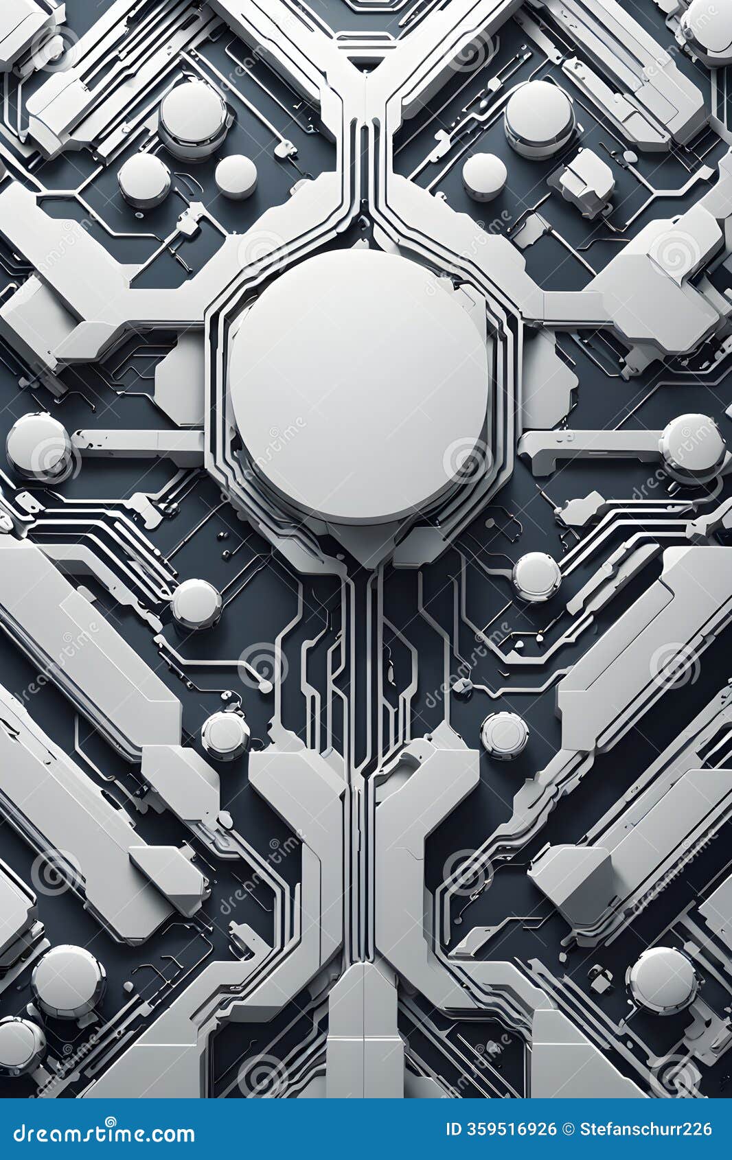 Artificial Intelligence Symbolized In A Minimalist Abstract Wallpaper ...