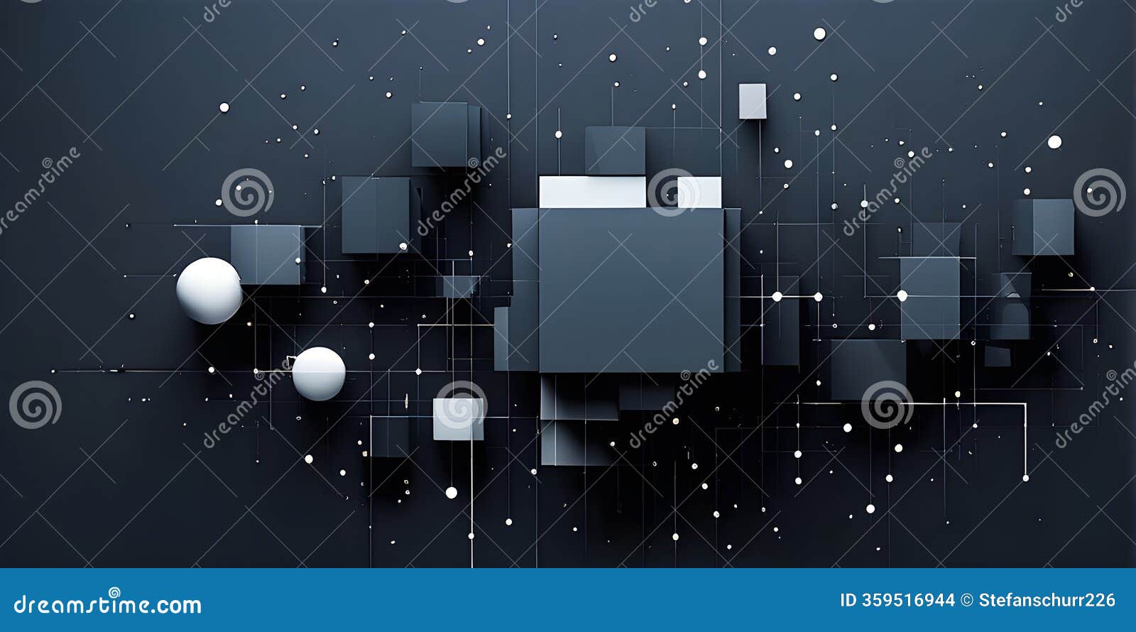 Artificial Intelligence Symbolized In A Minimalist Abstract Wallpaper ...