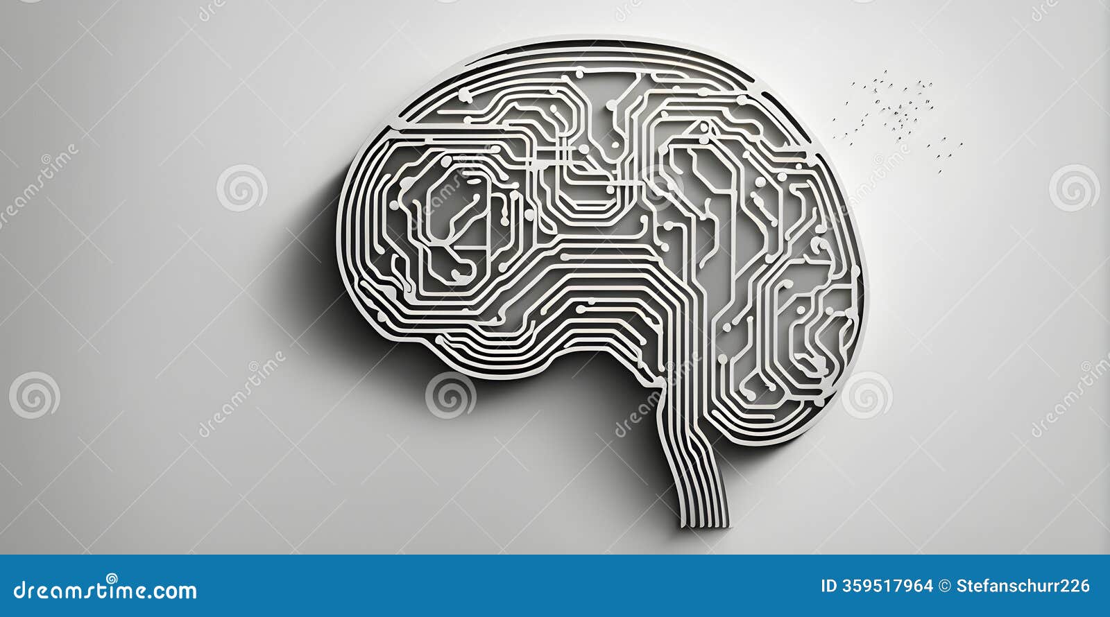 Artificial Intelligence Symbolized In A Minimalist Abstract Wallpaper ...