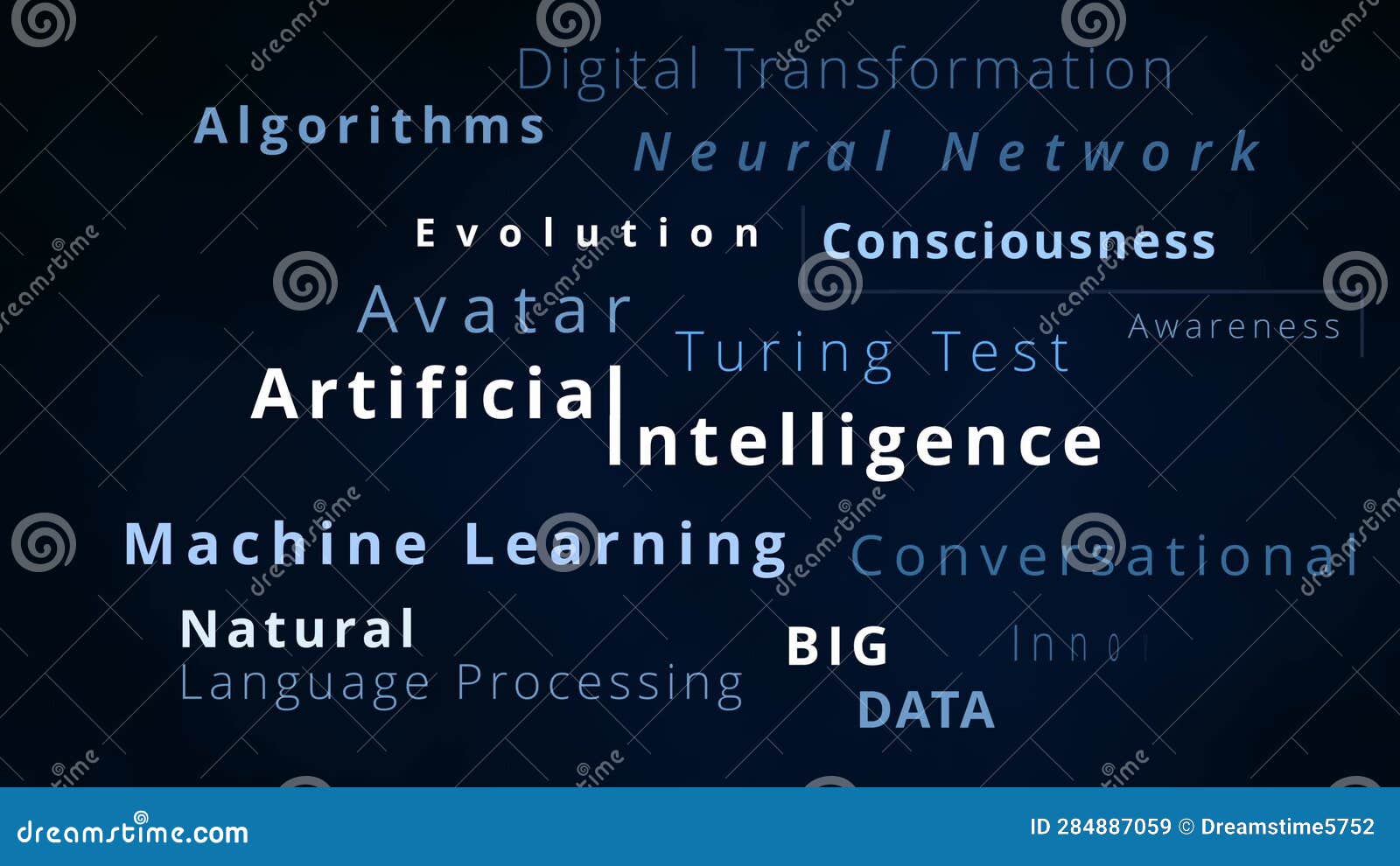 Artificial Intelligence Tag Cloud and Word Cloud with Articifial ...