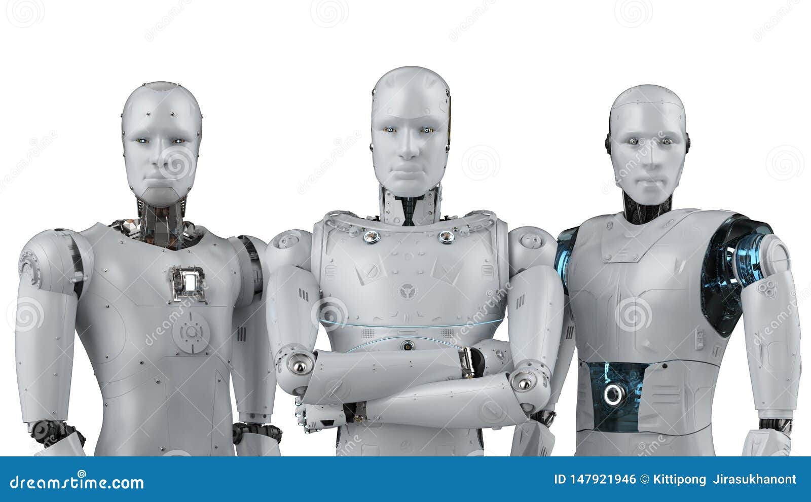 Artificial Intelligence Teamwork Stock Illustration - Illustration of ...