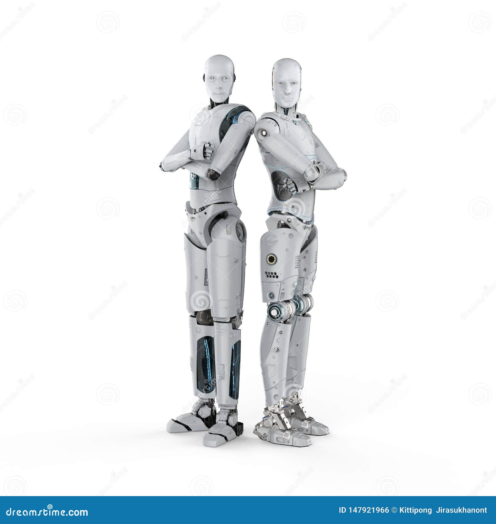 Artificial Intelligence Teamwork Stock Illustration - Illustration of intelligence, artificial ...