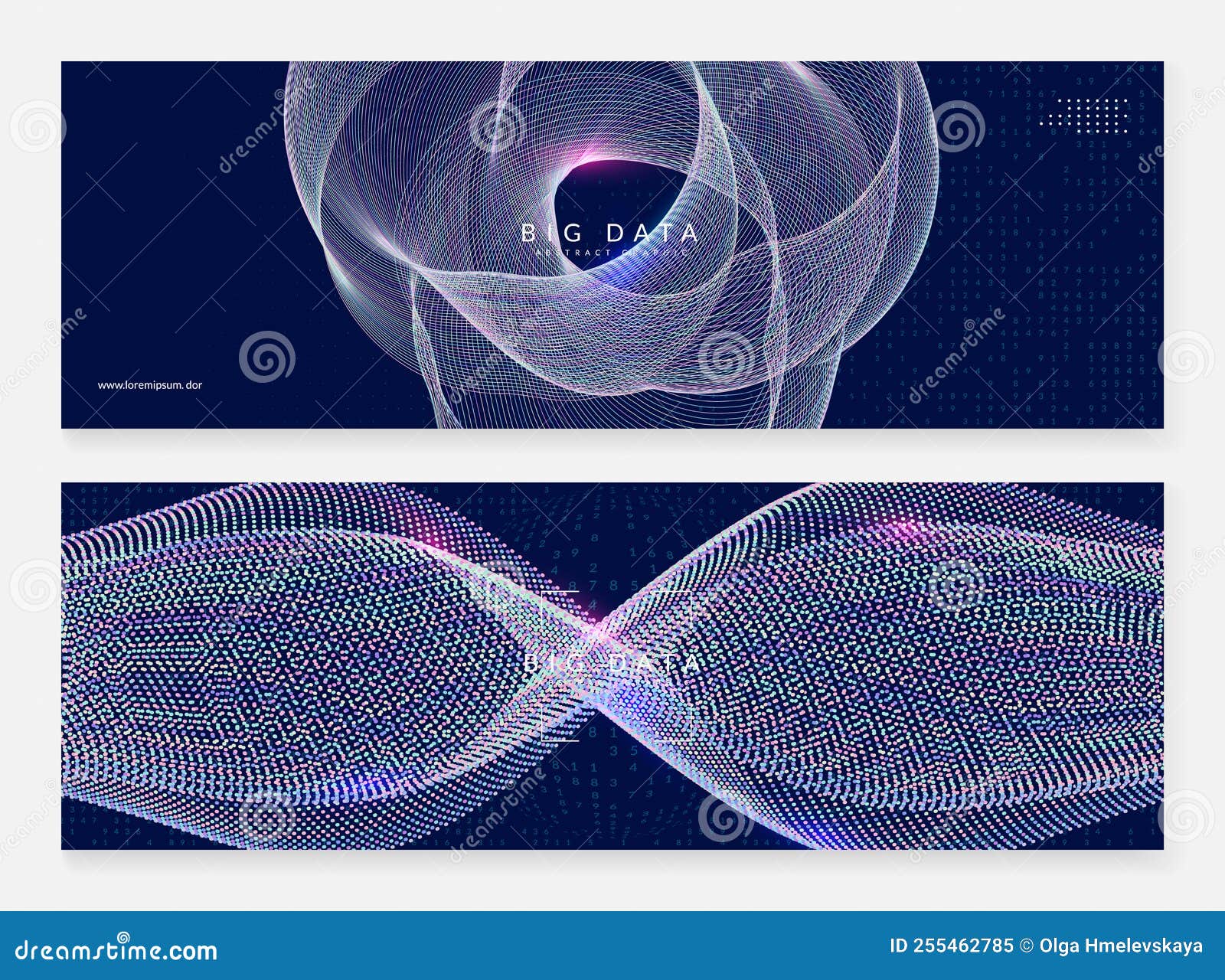 Artificial Intelligence Tech Background. Digital Stock Vector ...