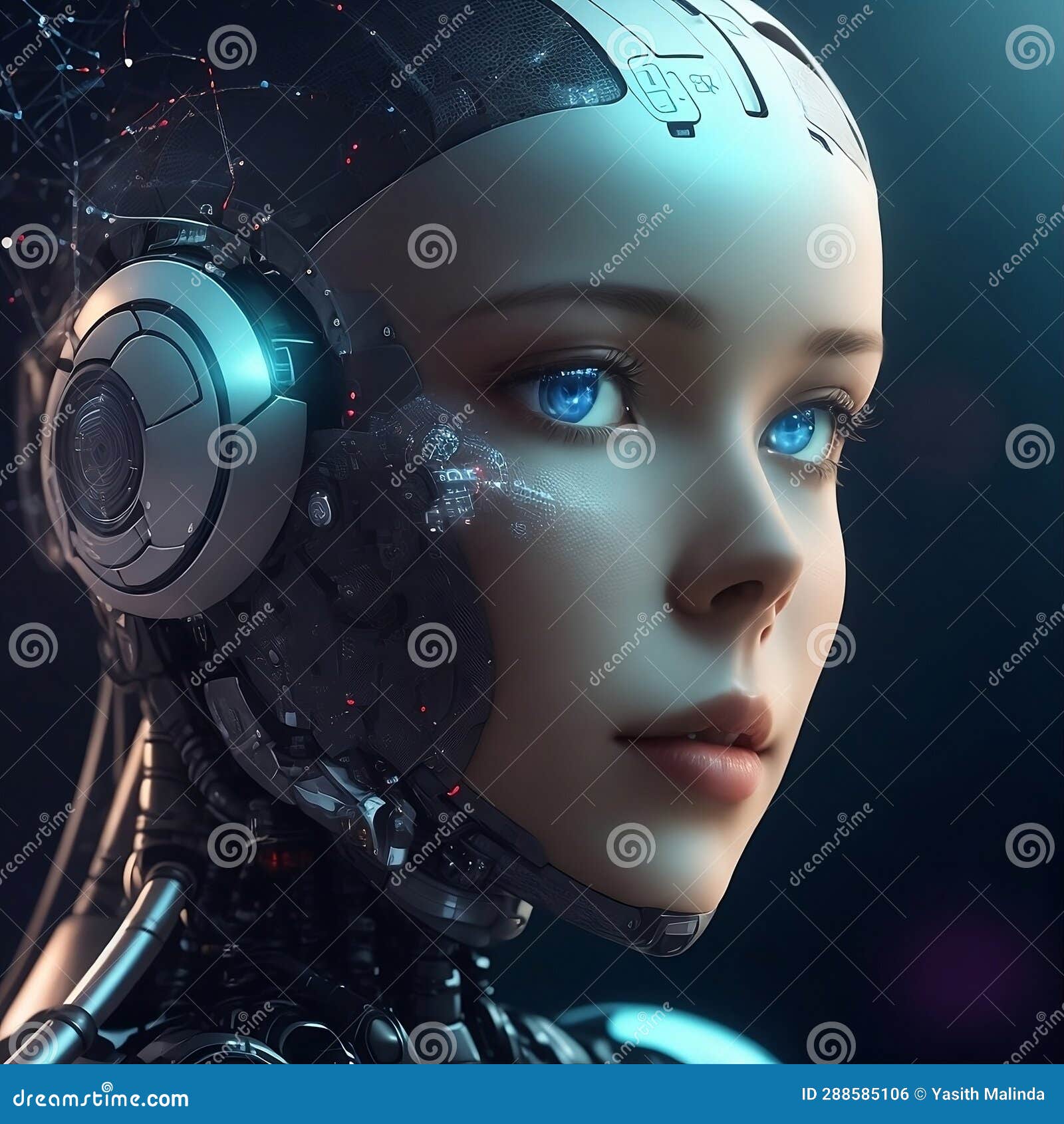 Artificial Intelligence, Technology Stock Illustration - Illustration ... Artificial Intelligence, Technology Stock Illustration - Illustration ...