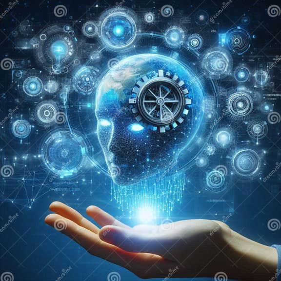 Artificial Intelligence Technology Big Data.globalization and Analytics Management Concepts ...