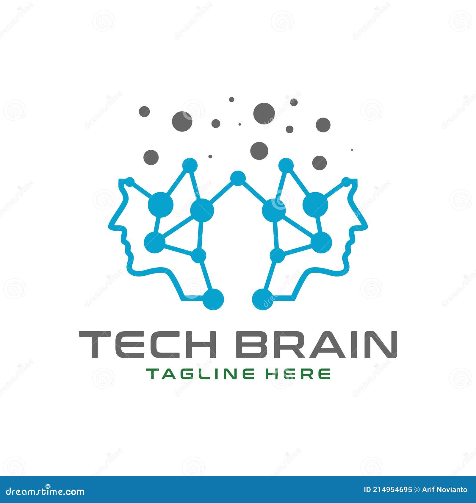 Artificial Intelligence Technology Logo Stock Vector - Illustration of ...