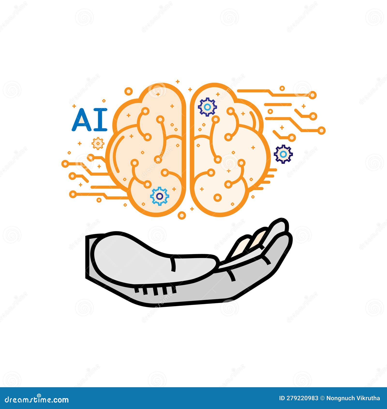 Artificial Intelligence Technology Show Realistic Graphics Hands ...
