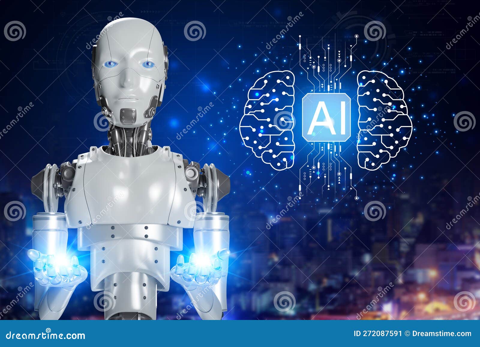 Artificial Intelligence. Technology Smart Robot AI, Artificial ...