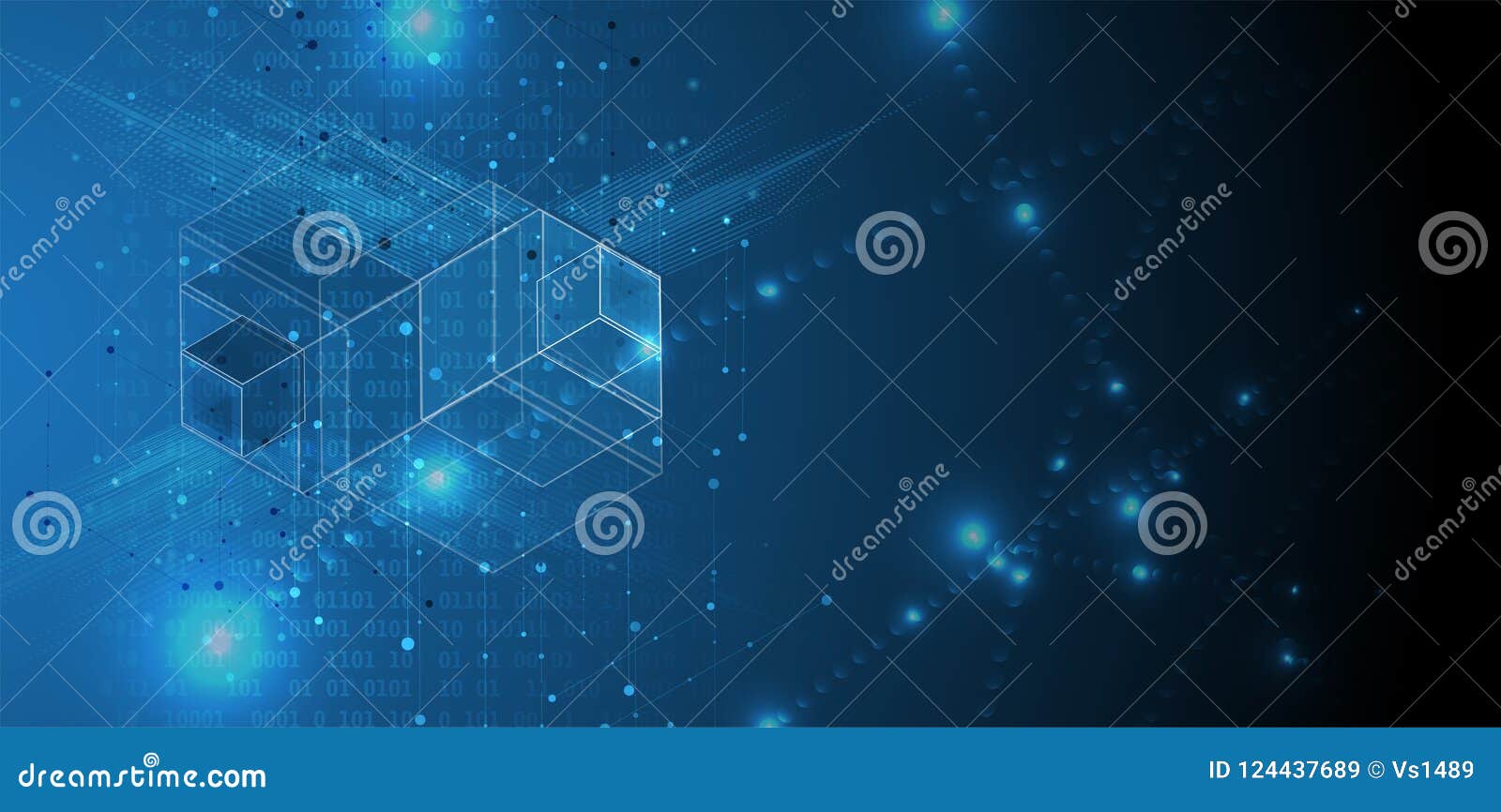 Artificial Intelligence. Technology Web Background. Virtual Concept ...