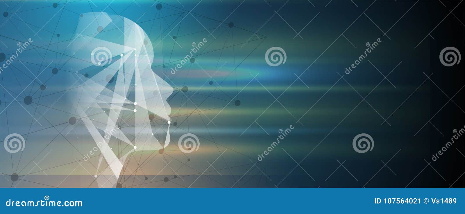 Artificial Intelligence. Technology Web Background Stock Vector ...