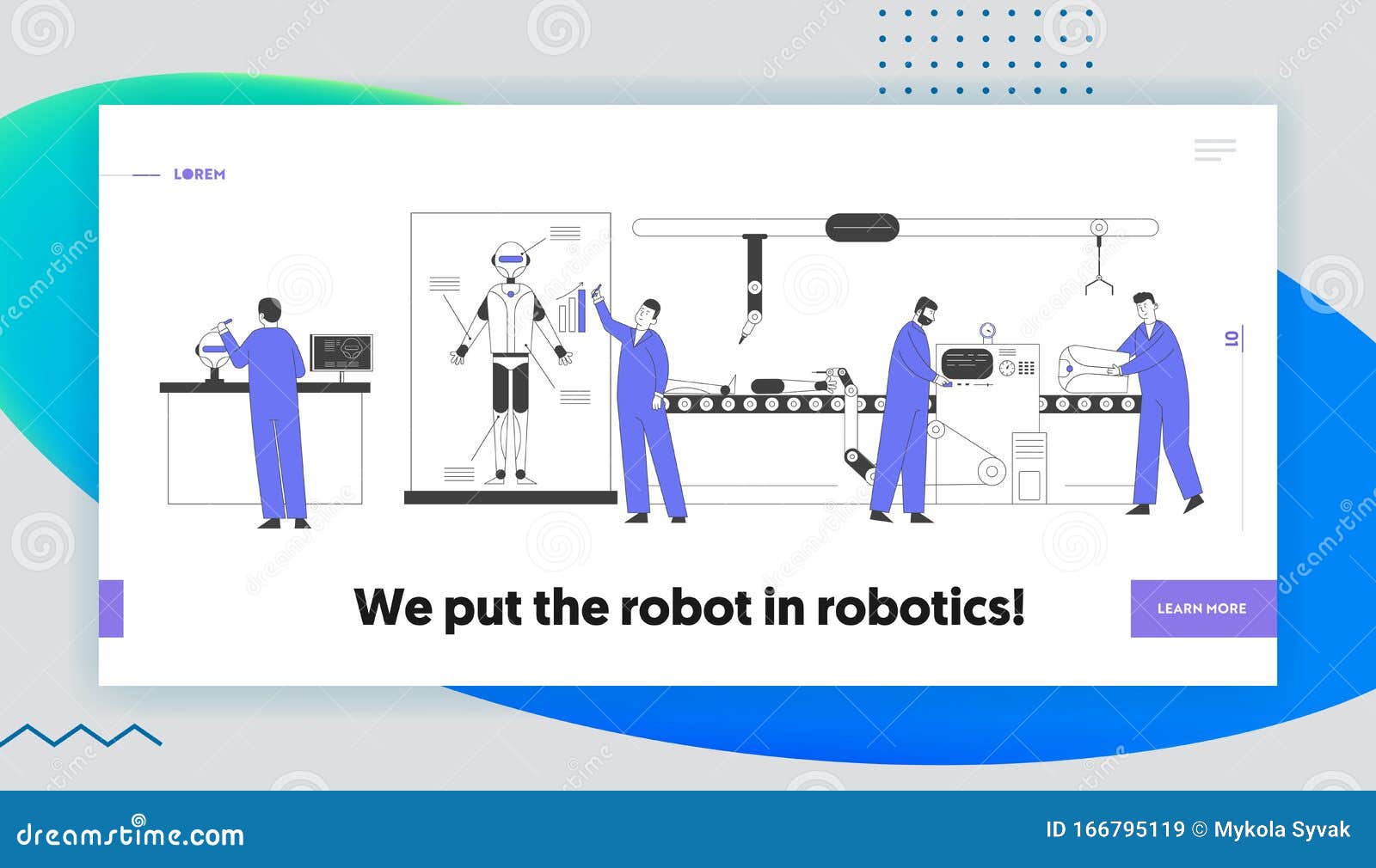 Artificial Intelligence Technology Website Landing Page. Engineers ... Artificial Intelligence Technology Website Landing Page. Engineers ...