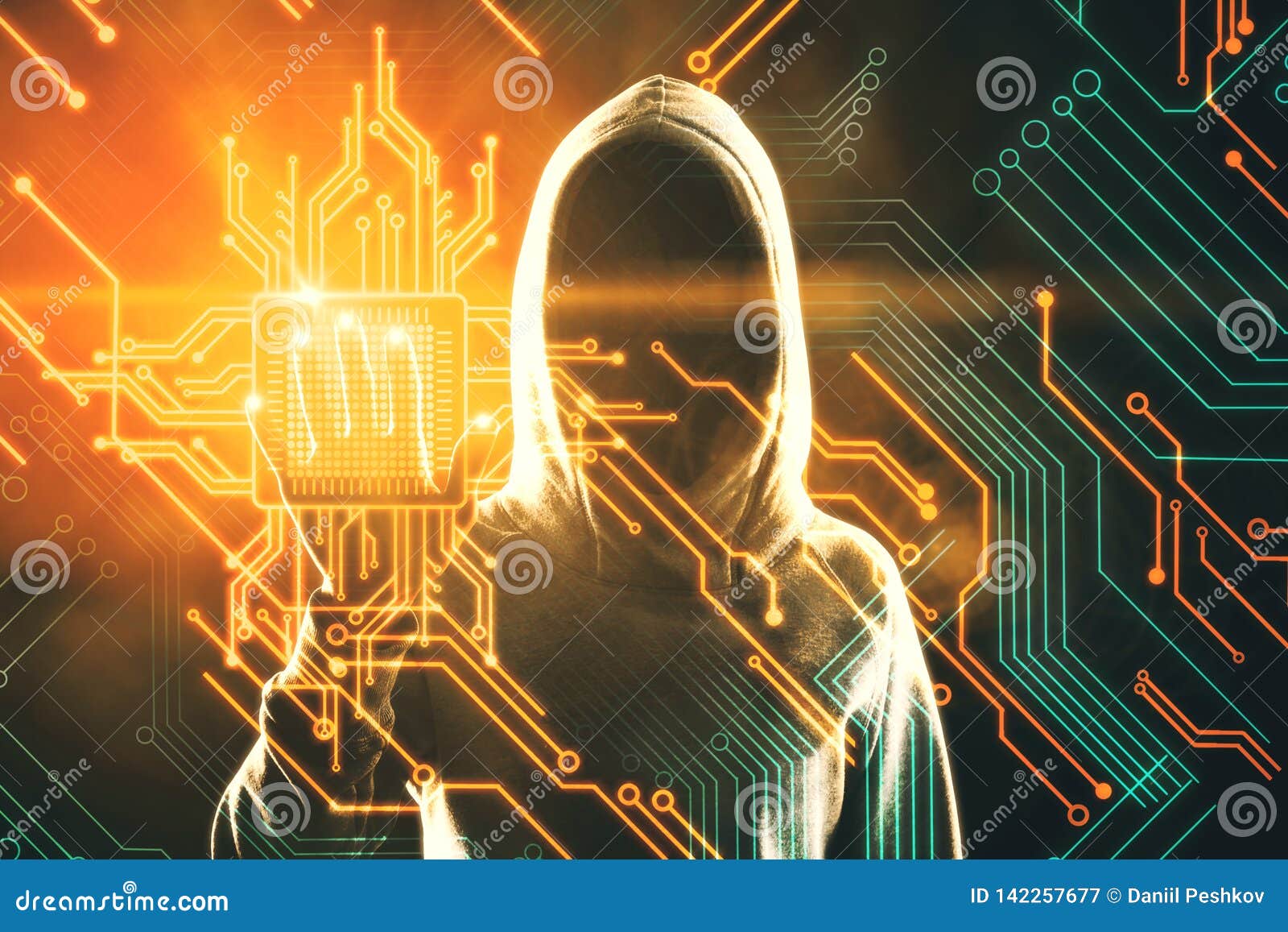 Artificial Intelligence and Theft Concept Stock Image - Image of ...