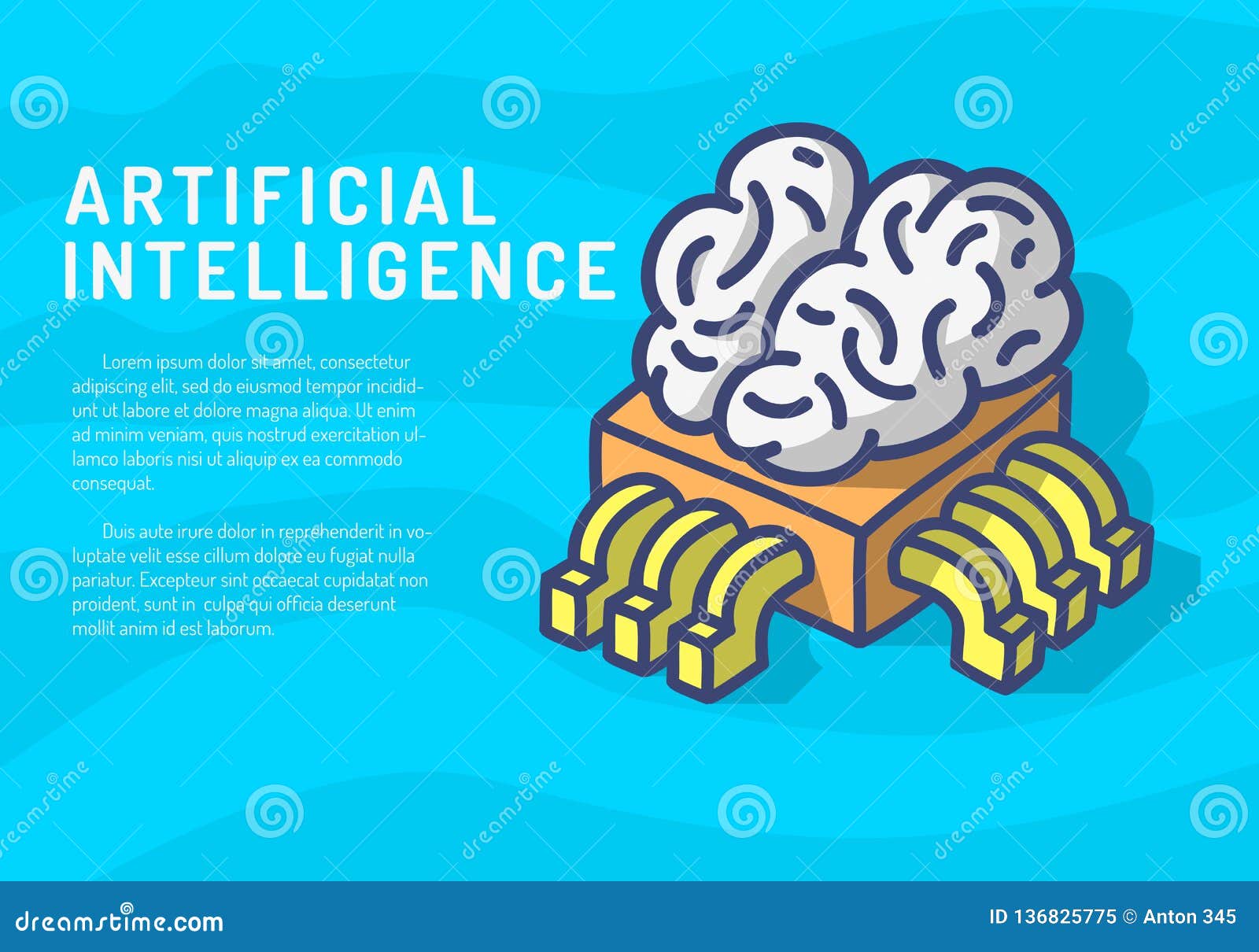 Artificial Intelligence Themed Design Hand Drawn Cartoon Funny ...