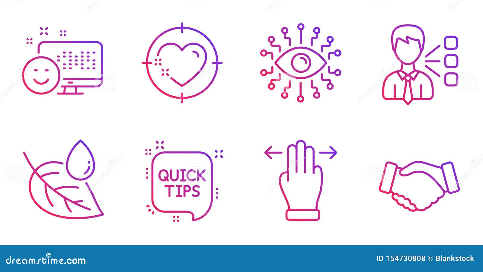 Artificial Intelligence, Third Party and Multitasking Gesture Icons Set ...