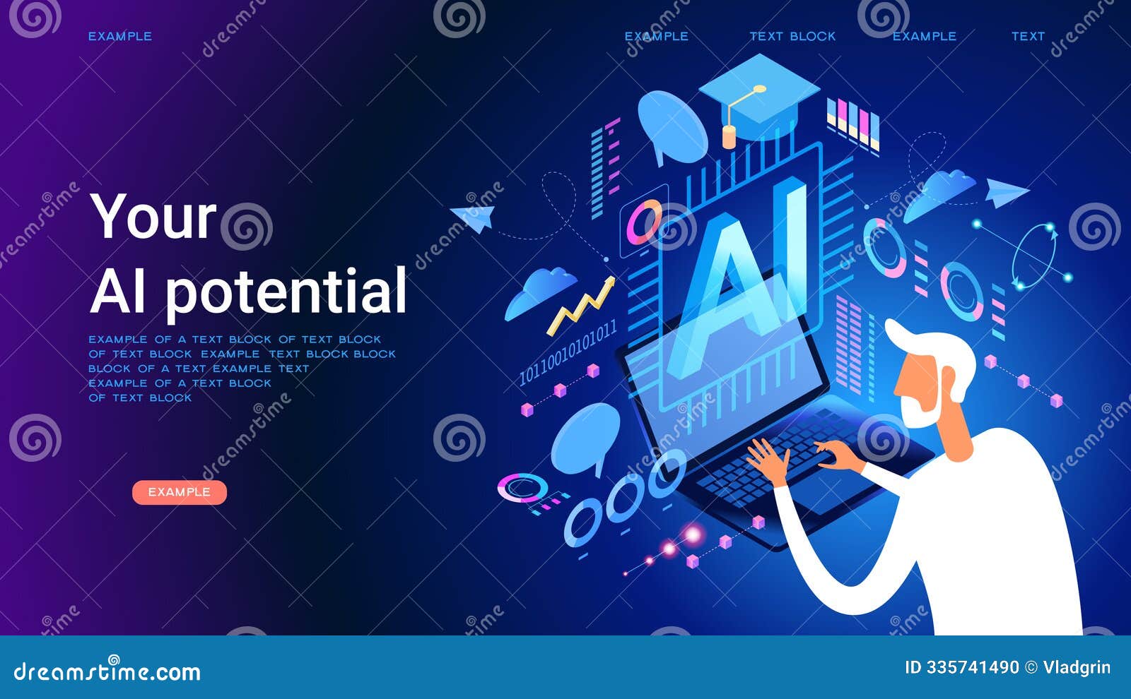 Artificial Intelligence Tool for Data Analysis. AI Technology for ...