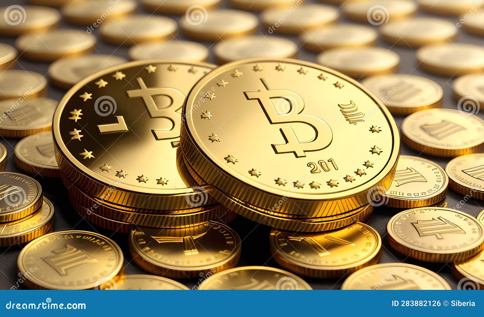 Create Various Types of Gold Coins Using Artificial Intelligence Stock ...