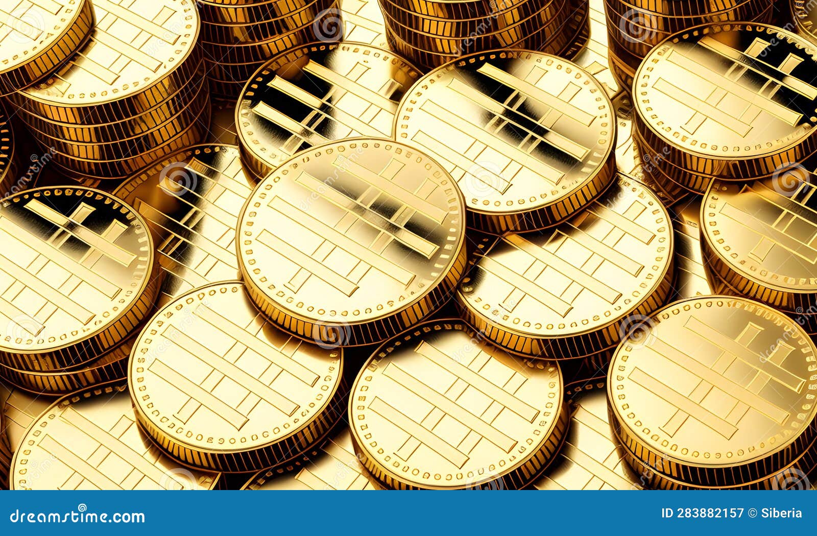 Create Various Types of Gold Coins Using Artificial Intelligence Stock ...
