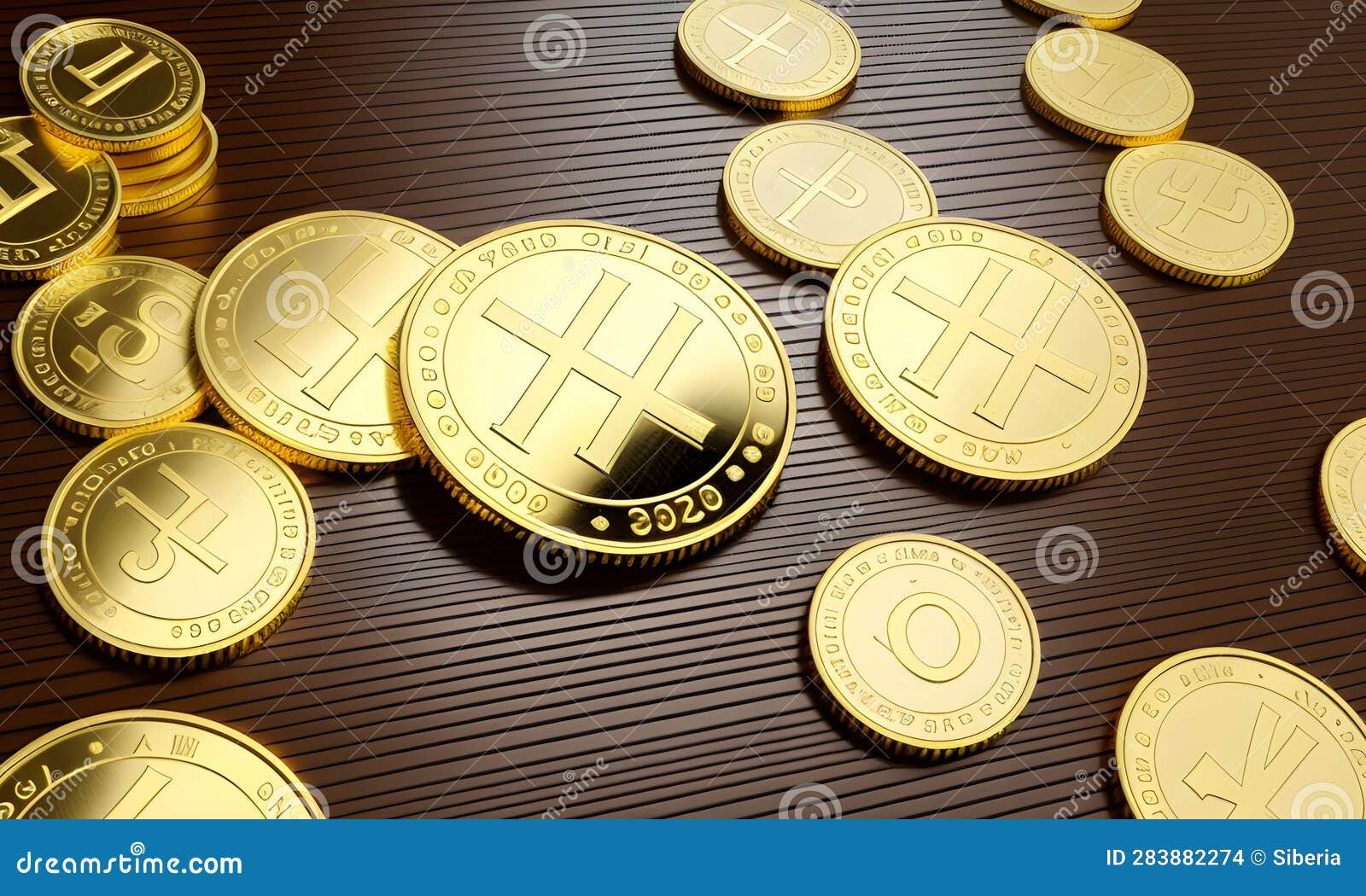 Create Various Types of Gold Coins Using Artificial Intelligence Stock ...