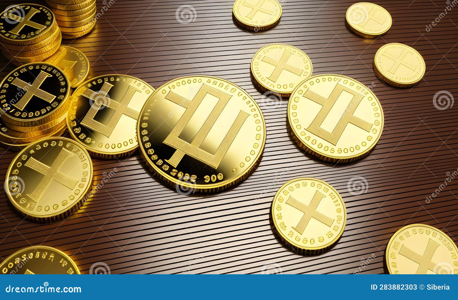 Create Various Types of Gold Coins Using Artificial Intelligence Stock ...