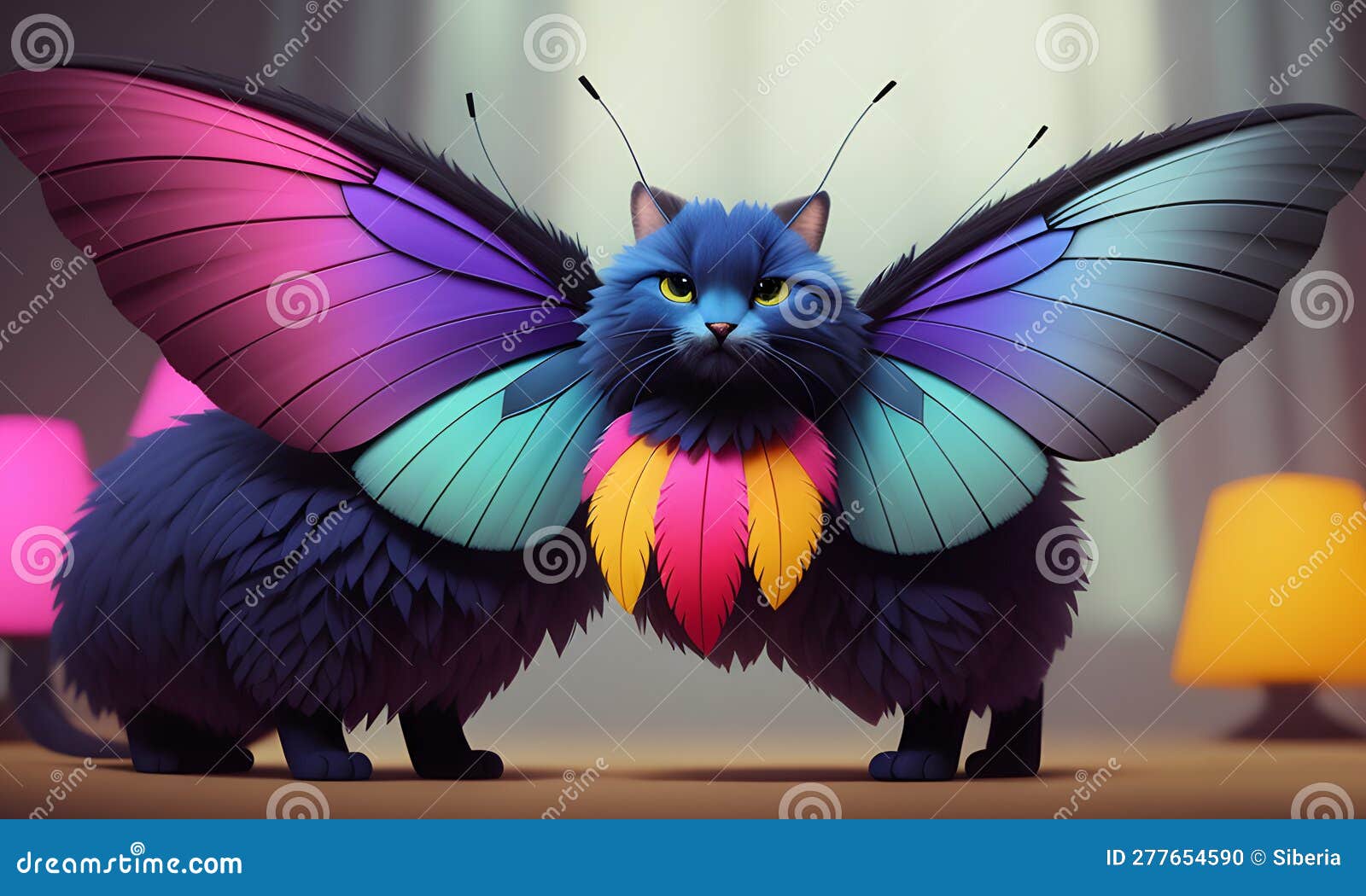 Fantastic Creature a Mixture of Animal and Insect, Created with the ...