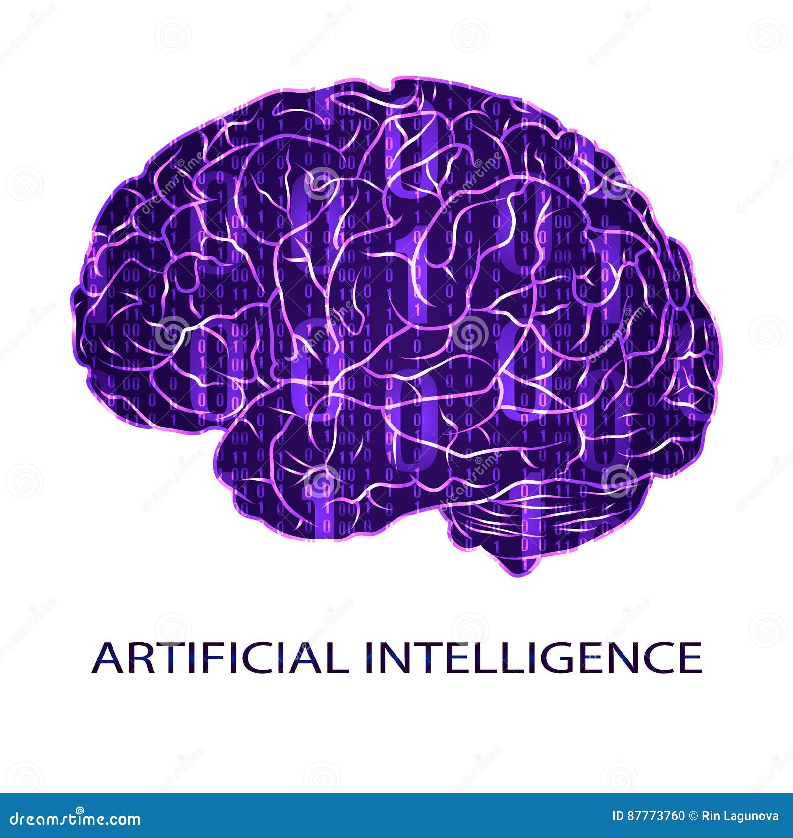 Artificial Intelligence VECTOR Symbol Stock Vector - Illustration of ...