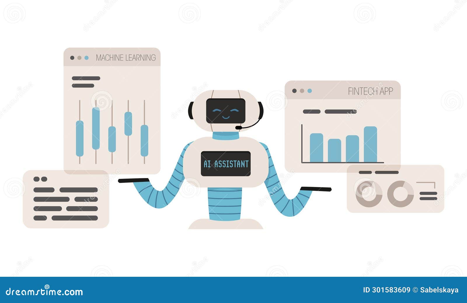Artificial Intelligence Virtual Assistant Robot Using in Machine ...