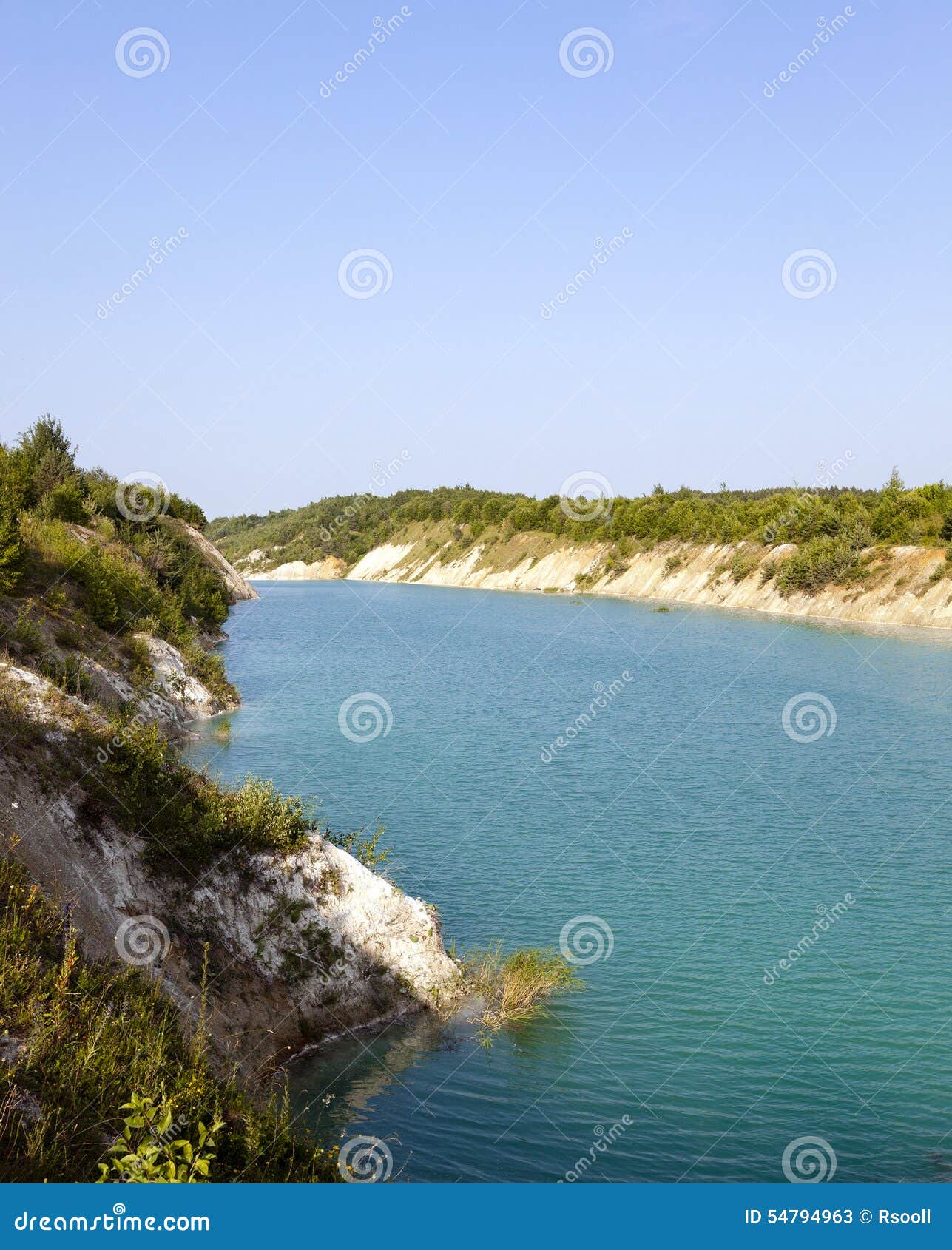 Artificial lake stock image. Image of foreground, outdoors - 54794963
