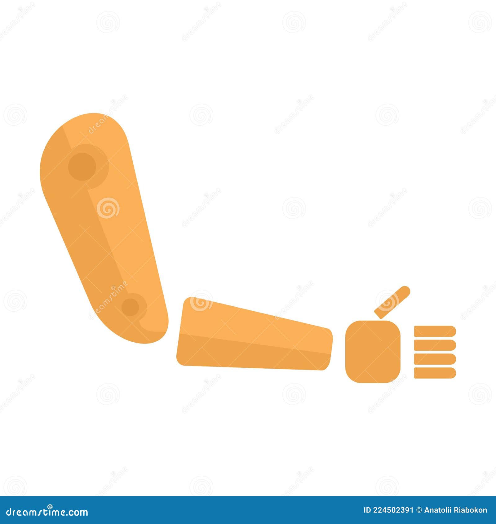 Artificial Limbs Web Banner. Prosthetic Implants Of Different Organs ...