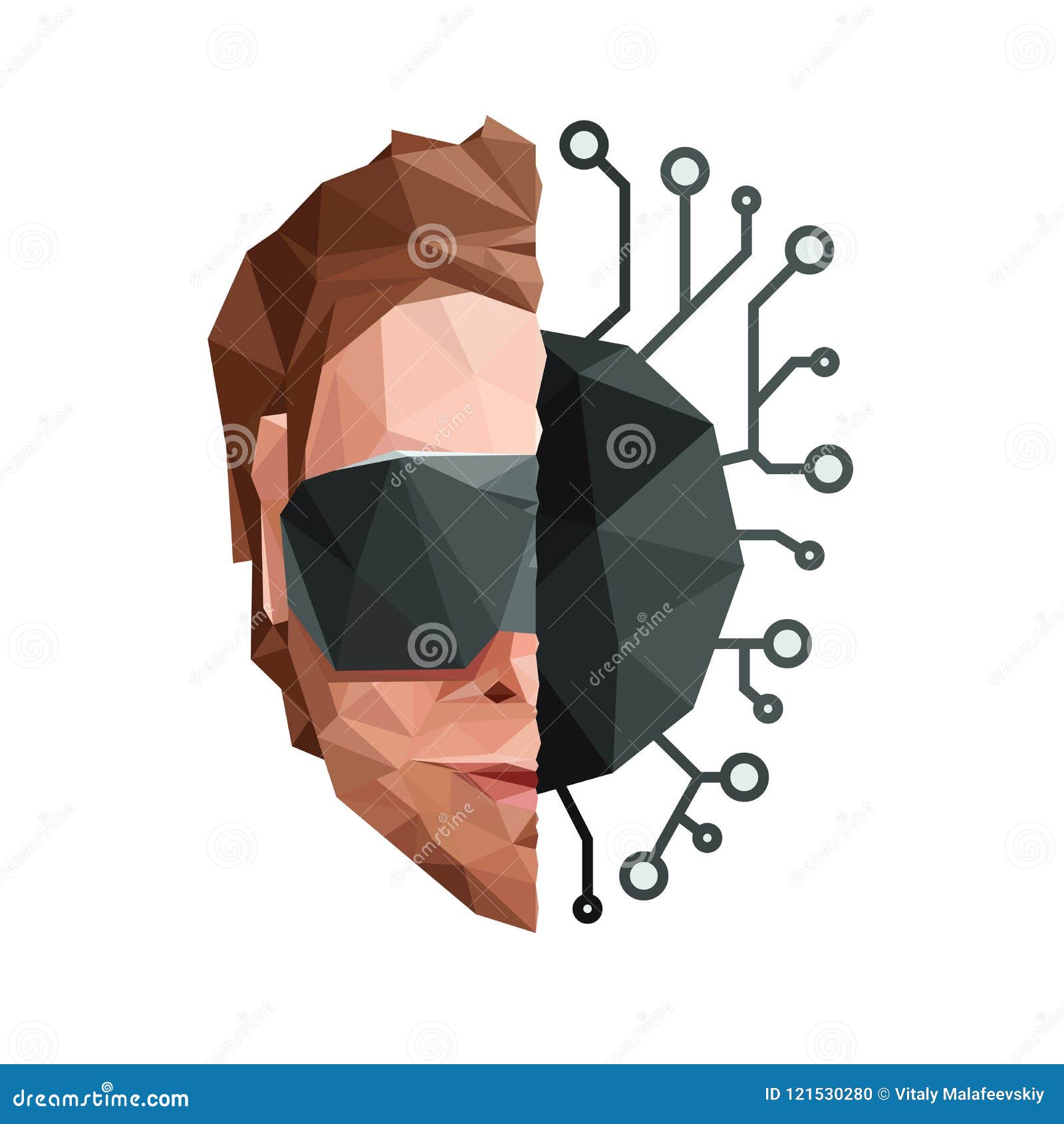 Mind Map Network Diagram. Mindfulness Flowchart Infographic Vector ...