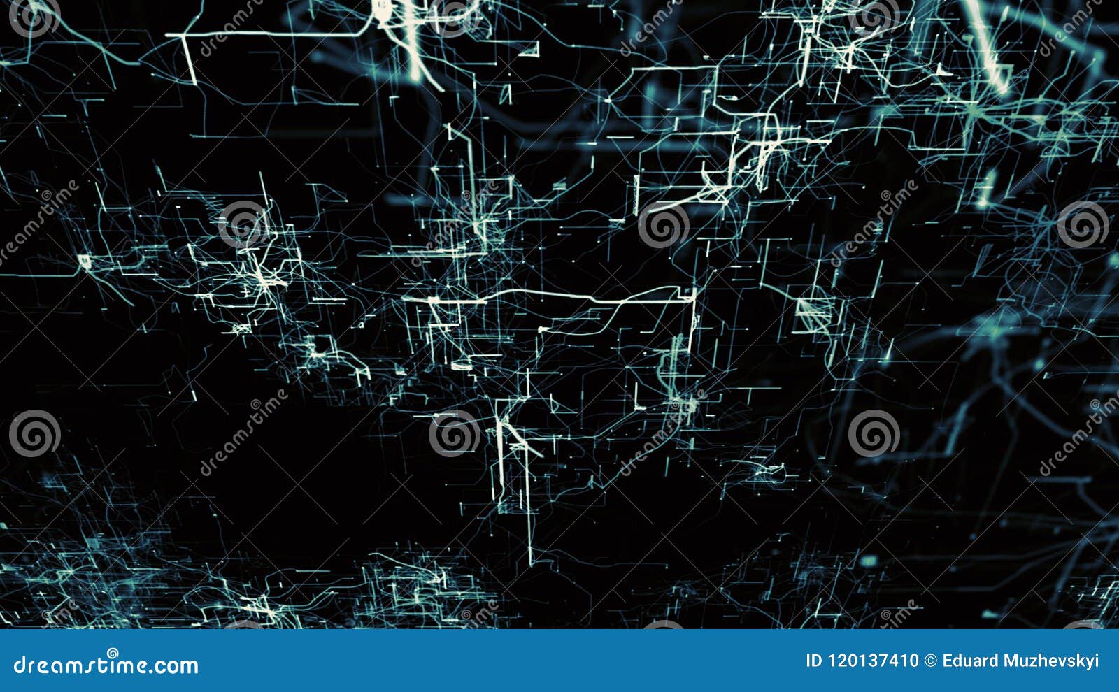 Artificial Neural Network. Blue Electronic Nodes in Electronic ... Artificial Neural Network. Blue Electronic Nodes in Electronic ...