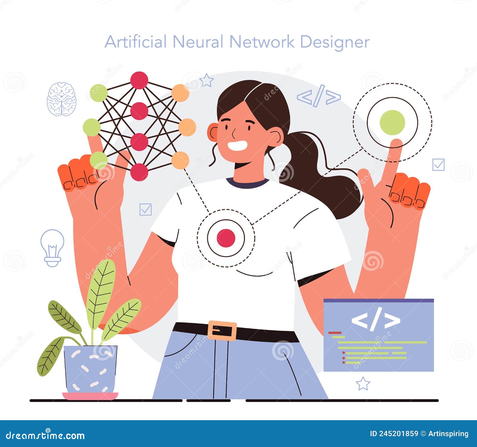 Artificial Neural Network Designer. Specialist Designing Developing ...