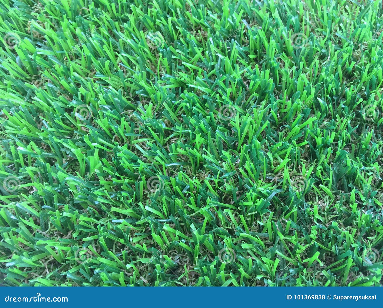 Artificial Plastic Green Grass Stock Photo - Image of grow, landscape ...