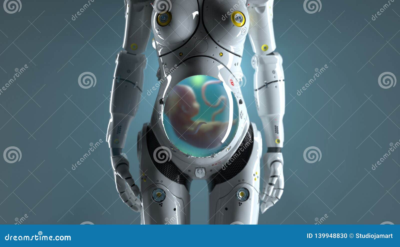 Technology Robot Sai Fi Robots 3d Render Stock Illustration ... Technology Robot Sai Fi Robots 3d Render Stock Illustration ...