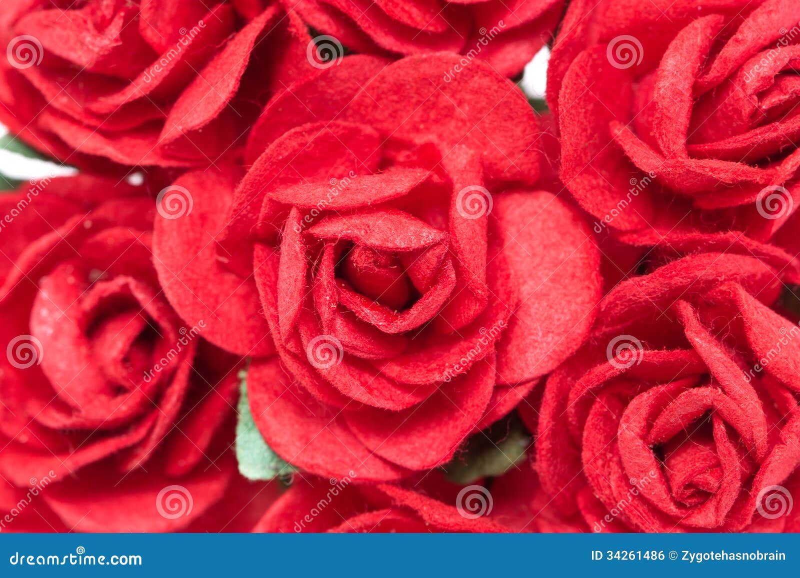 Artificial Red Paper Roses. Stock Photo - Image of greeting, happy ...