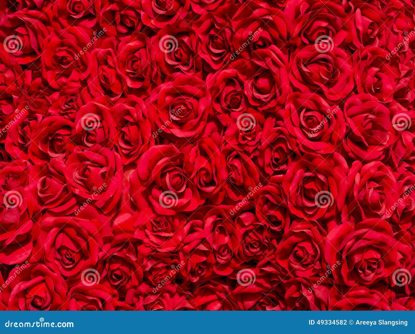 The Artificial Red Rose Texture Background Stock Photo - Image of ...