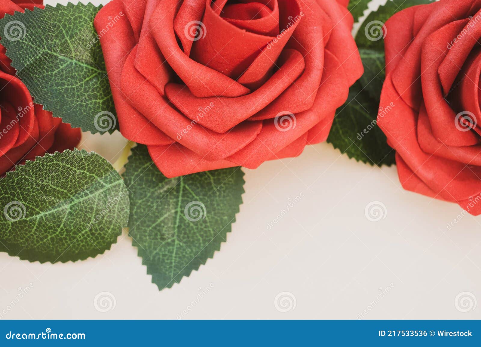 Red Roses Isolated on Light Background Stock Photo - Image of isolated ...