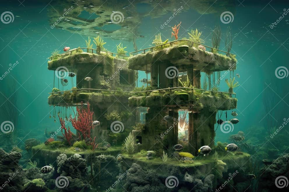 Artificial Reef Modules Creating New Habitats Stock Photo - Image of ...