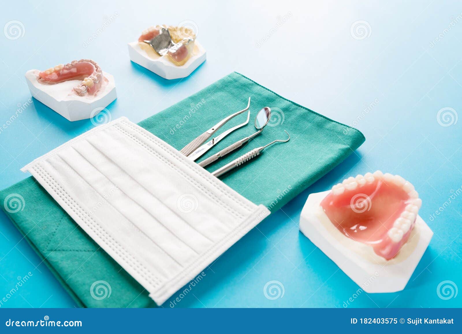 Artificial Removable Partial Denture. Stock Image - Image of artificial ...