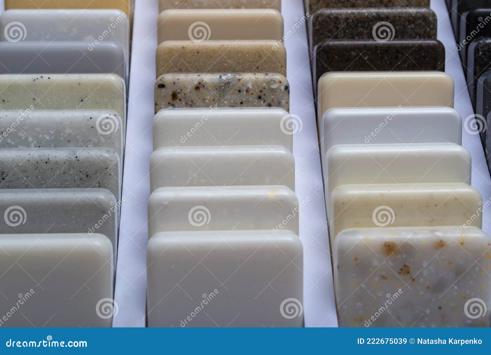 Artificial Stone, Decorative Stone in Samples. Concept, Layout ...