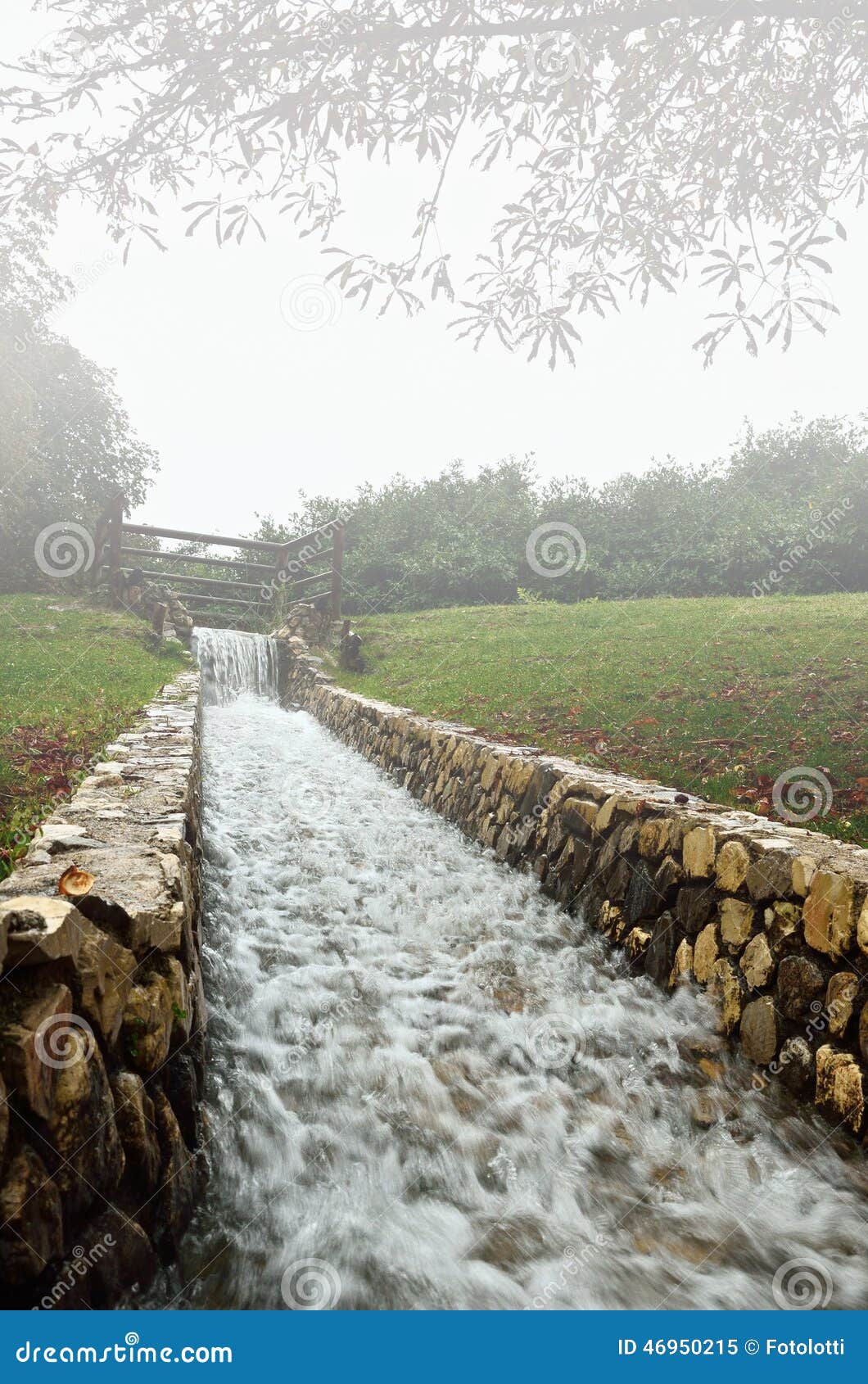 Artificial stream stock image. Image of stone, green - 46950215 Artificial stream stock image. Image of stone, green - 46950215